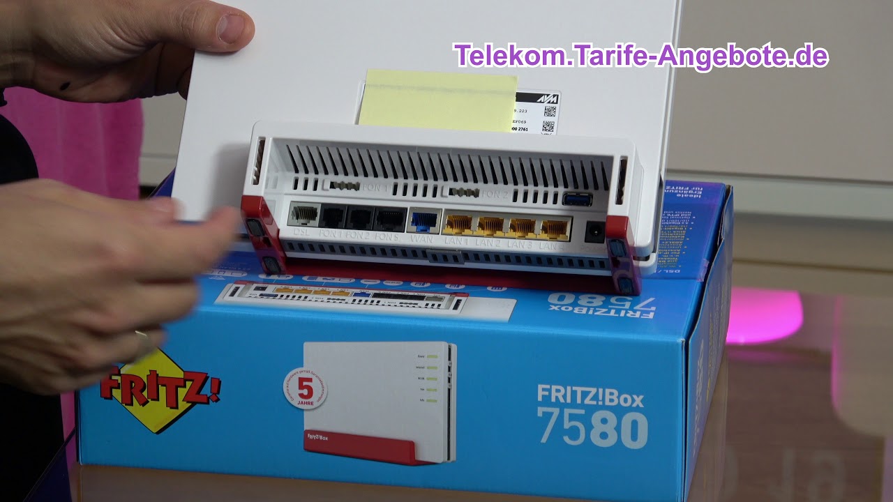 Video-Vorstellung: AVM Fritz!Box 7580 für Telekom DSL / VDSL Anschluss
